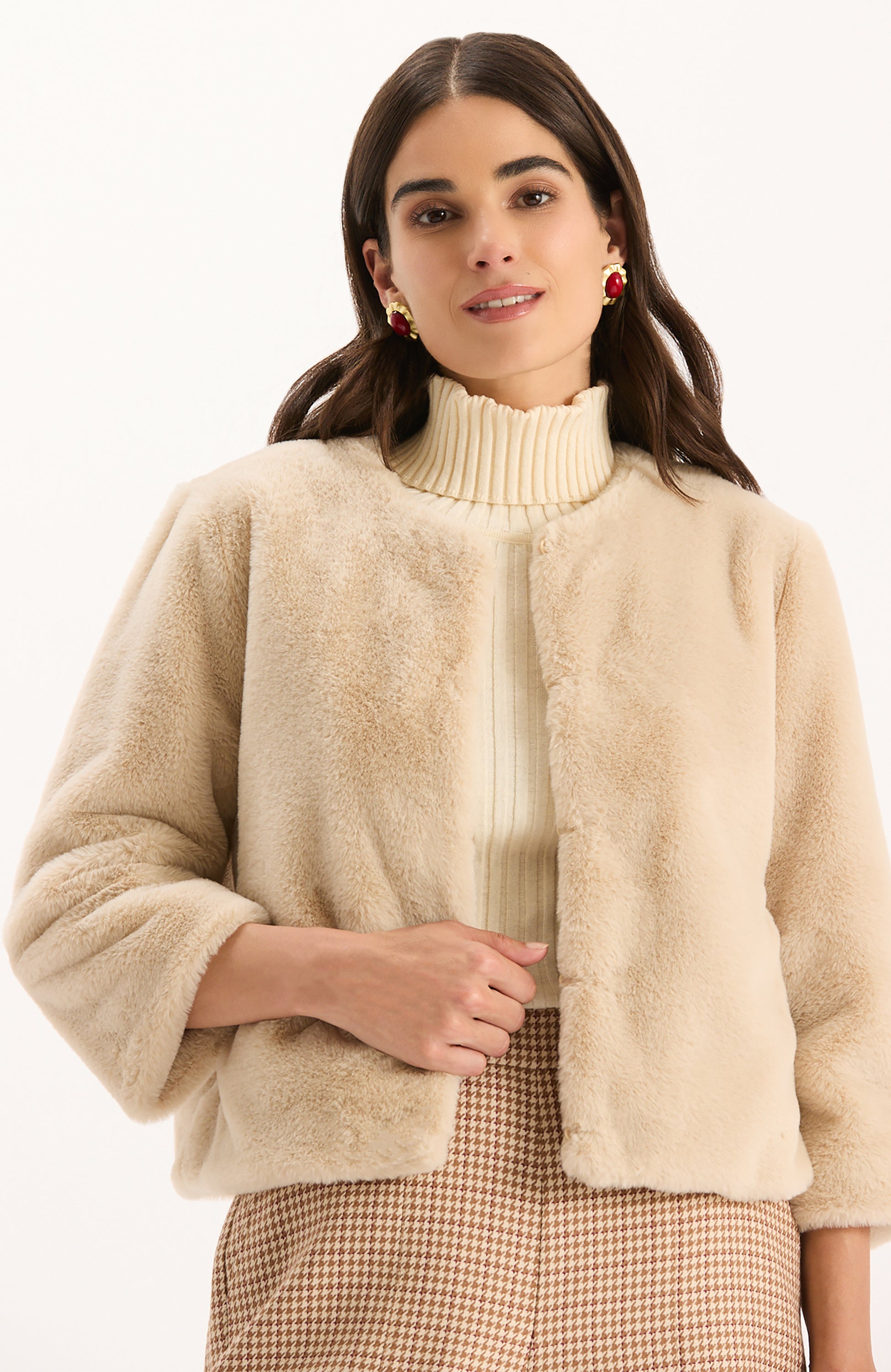 Aspen Faux Fur Coat – Ginger Howard Selections