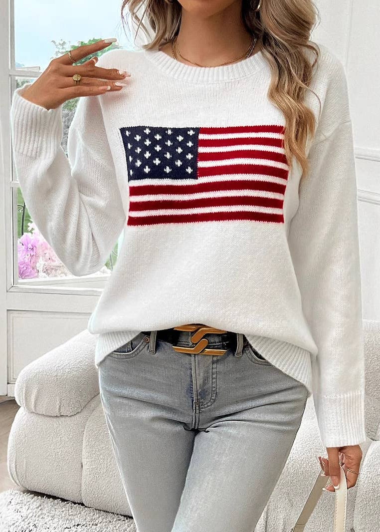 American Flag Sweater – Ginger Howard Selections