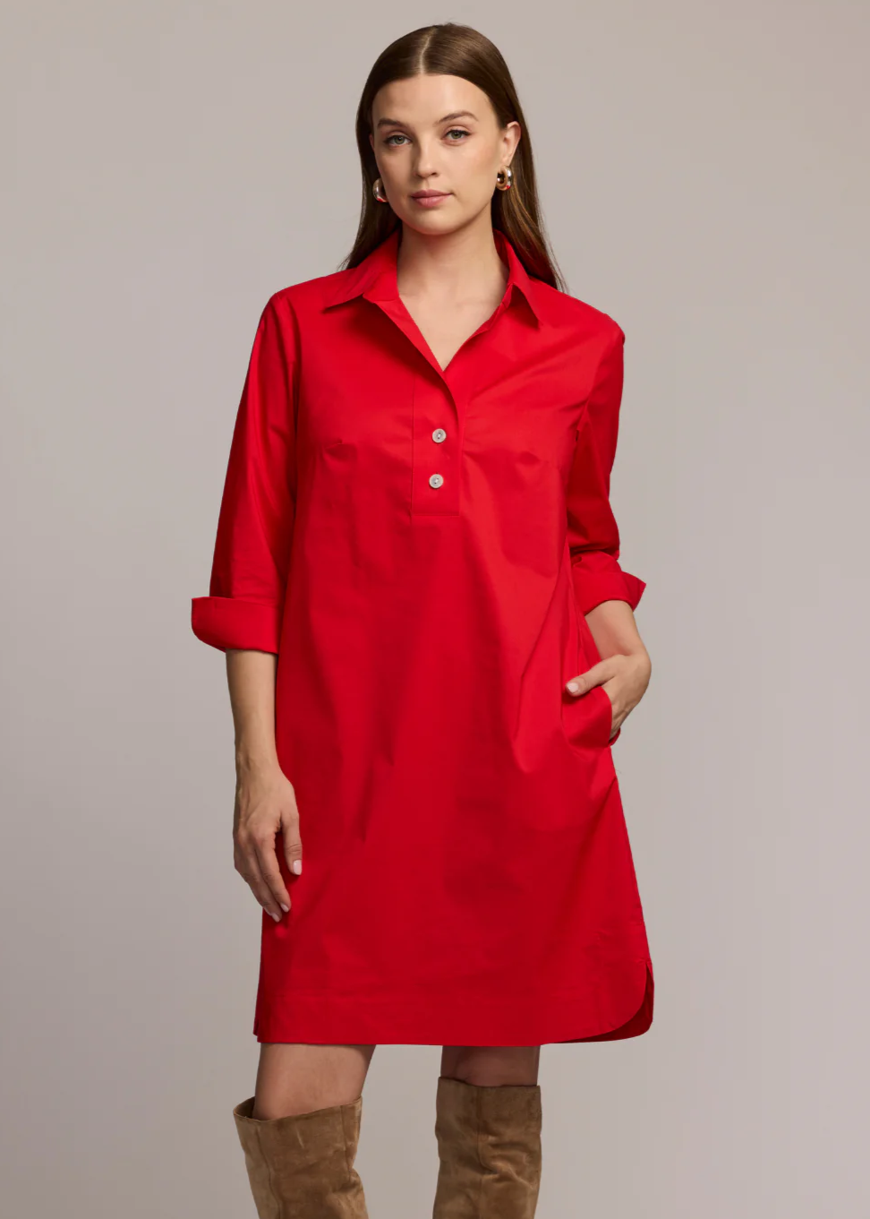 3/4 Sleeve Aileen Dress – Ginger Howard Selections