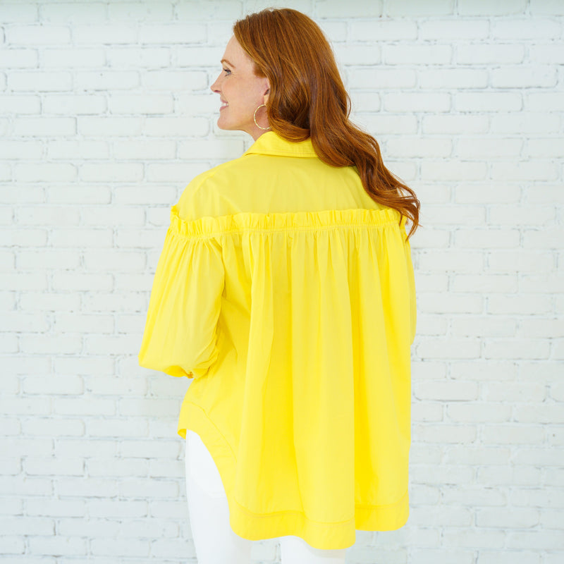 Miriam Top - Yellow – Ginger Howard Selections